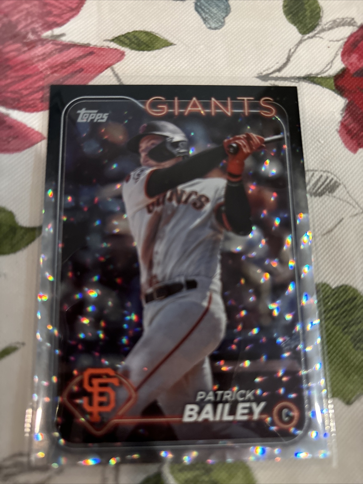 2024 Topps Series 1 Super Box Patrick Bailey Giants Silver Patterned ...