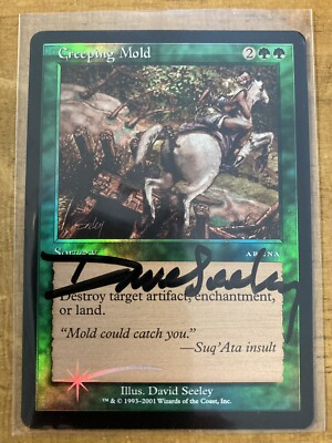 MTG Artist Signed CREEPING MOLD FOIL (Arena) Promos NM/M Sorcery 2001 ...