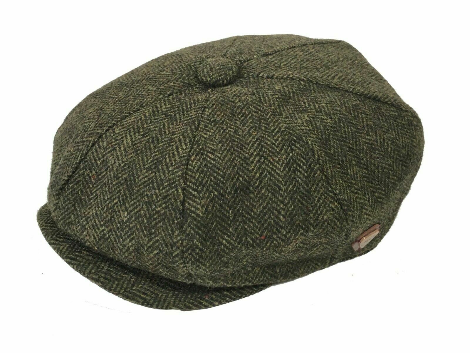 Mens 8 Panel Hat Newsboy Cap Peaky Blinders Baker Boy Wool designed 100 ...