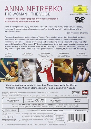 Anna Netrebko - The Woman, The Voice (DVD) (UK IMPORT) 44007323090 | eBay