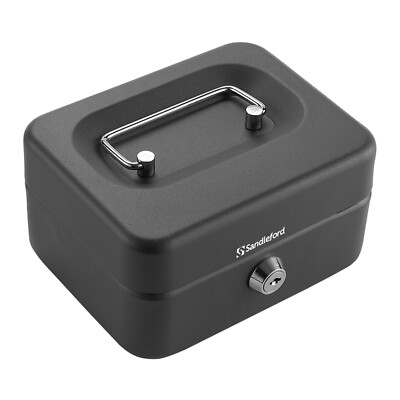 Sandleford 150mm Black Small Cash Box | eBay Australia