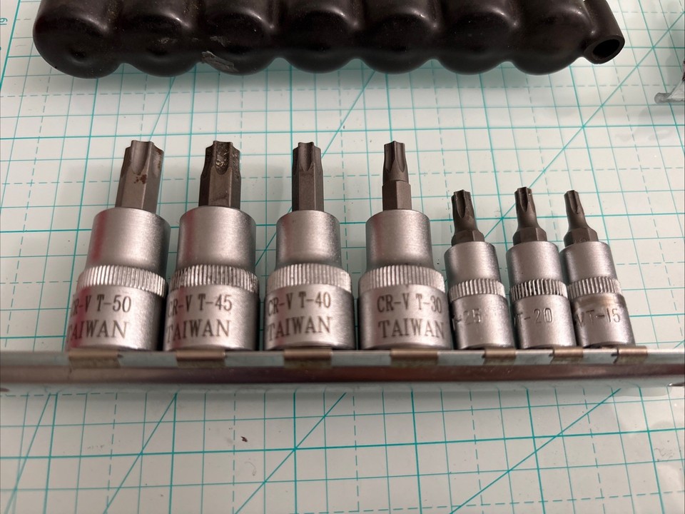 Standard & Metric Hex Bit Socket Sets, Star Bit Socket Set, Fits 3/8 ...