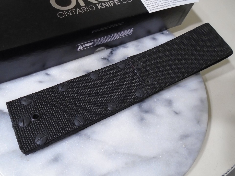 Ontario OKC Ranger Shank Fixed Blade Knife Full Tang 1095 CS Dagger USA ...