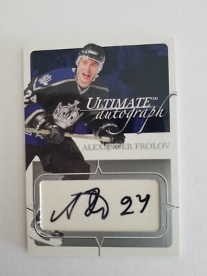 2004 In the Game Ultimate Autograph #5 Alexander Frolov #'d 117/135 | eBay