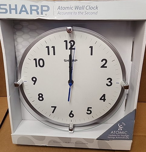 Sharp Atomic 11" Round Atomic Wall Clock | eBay