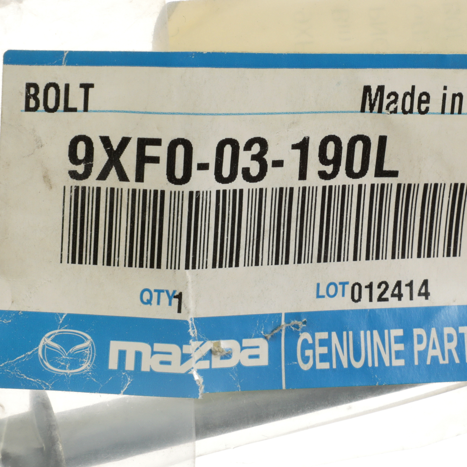 NEW OEM Mazda 2003-2008 Mazda6 Engine Intake Manifold Bolt Fastener ...