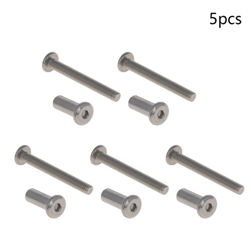 5Pcs M6 Hex Socket Screw Post Chicago Screws Binding Bolts Stainless ...