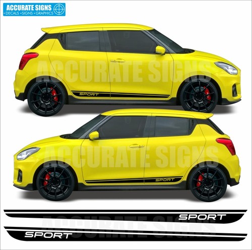 Stickers for Suzuki Swift Side Stripes Decals Vinyl Graphics | eBay