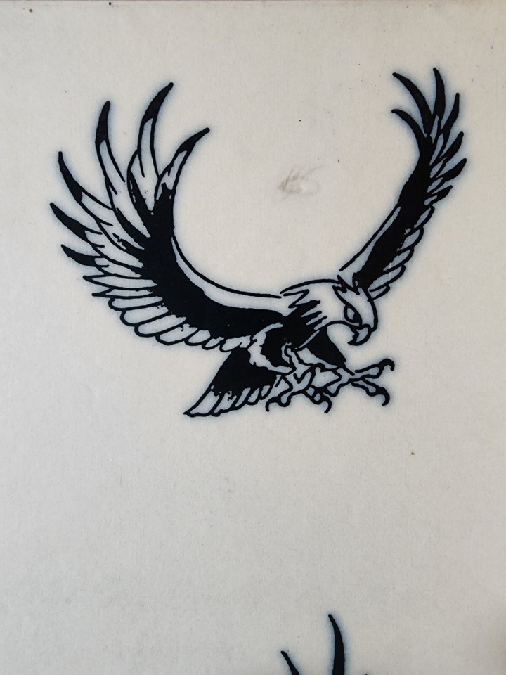 80's Mike Rollo Malone Traditional Vintage Production Tattoo Flash ...