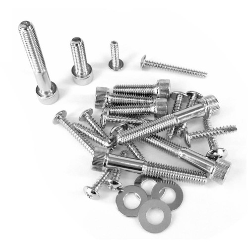 Kit Complet Visses Décoratives Ergal Chrome Gilera 50 Stalker 1997-2011 ...