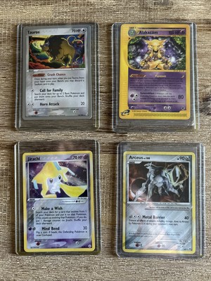 pokemon cards Taurus Alakazam Jirachi Arceus NM | eBay