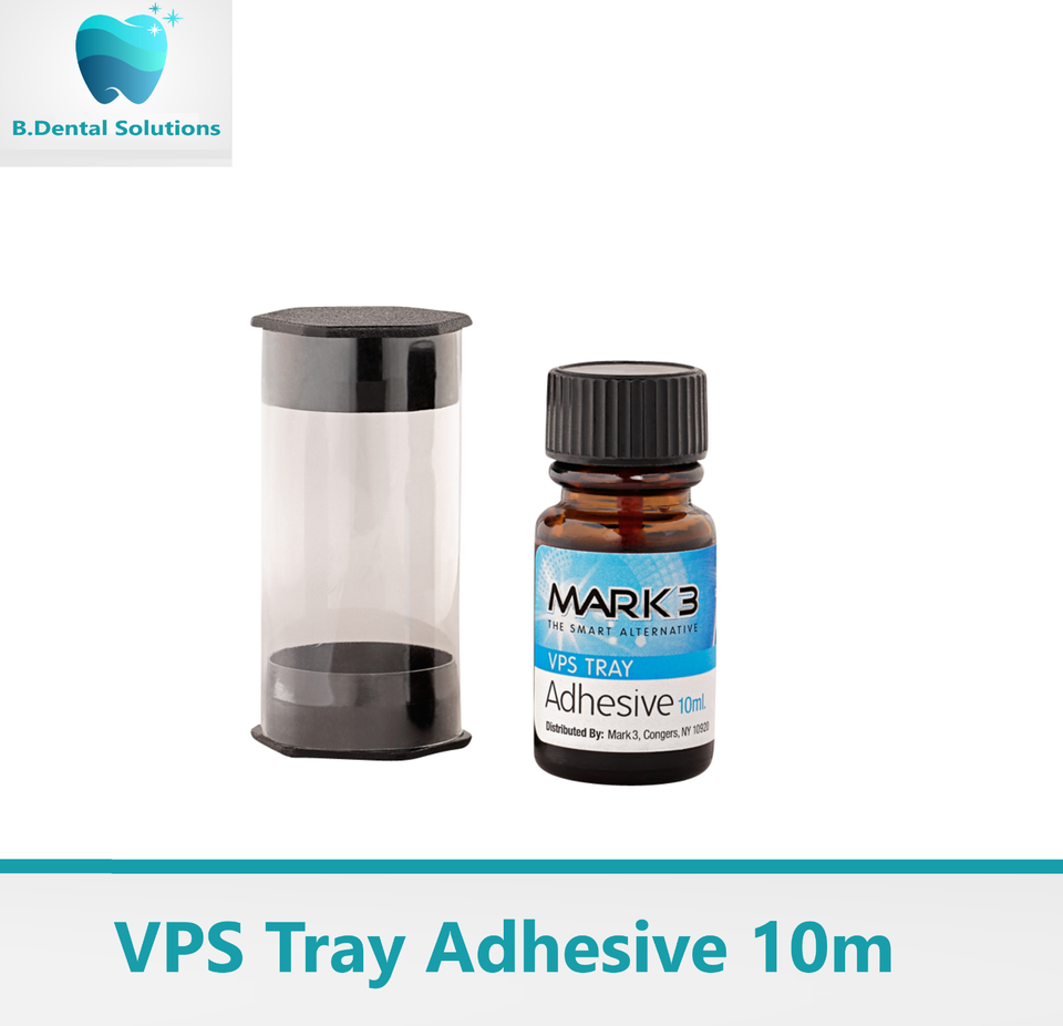 MARK3 Dental Universal VPS Vinyl Tray Adhesive 10 ml with Applicator Ex ...