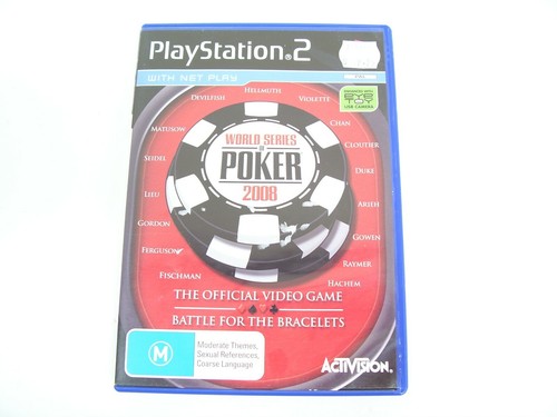 WORLD SERIES OF POKER 2008 PS2 GAME PLAYSTATION 2 ACTIVISION | eBay ...