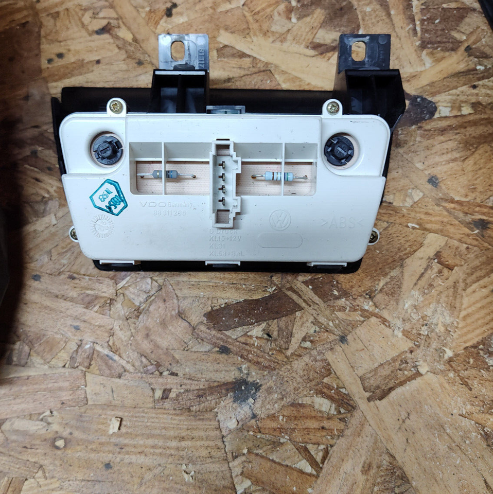 1989-1995 Volkswagen Corrado SLC VR6 Center Volt Oil Meter Pressure ...