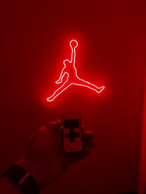 Jordan Neon Sign - LED Neon Sign, Interior Decor, Room Decor, Wall ...