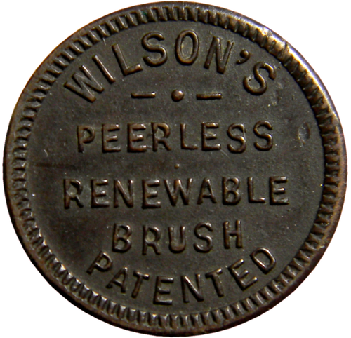 WILSON'S PEERLESS BRUSH OR POLISHER Token (02803) | eBay