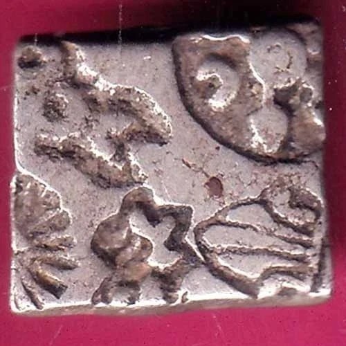 ancient india mauryan period ashoka 600 bc silver punchmark coin #YD83 ...