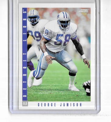 1993 Score Football # 336 George Jamison Detroit Lions | eBay
