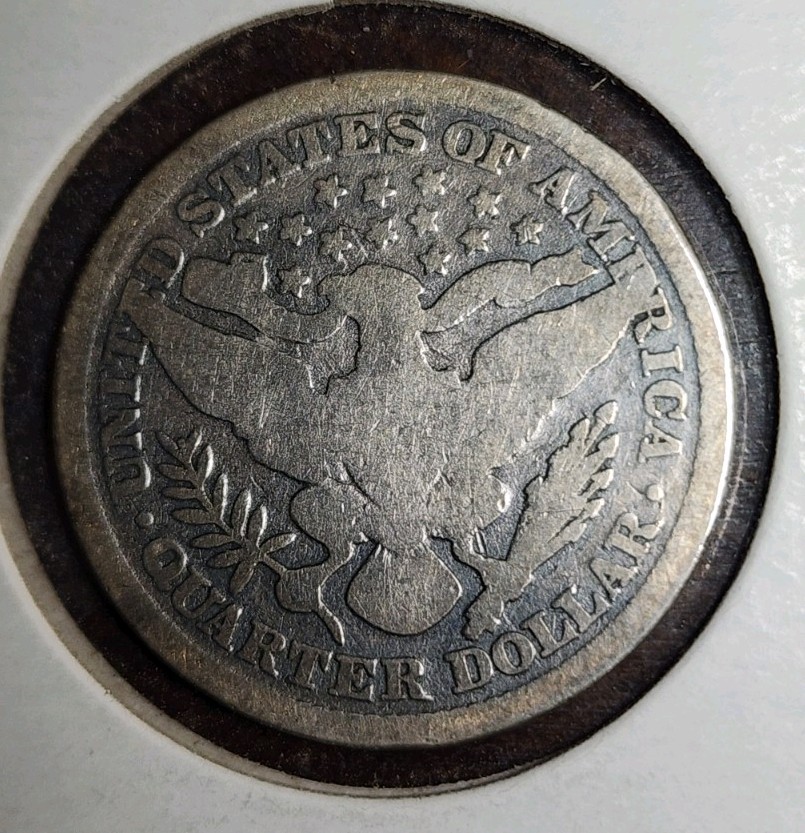 1895 Barber Quarter Dollar US 90% Silver 25 Cent Coin, Circulated | eBay