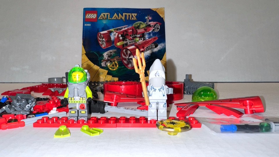 LEGO ATLANTIS TYPHOON TURBO SUB SET 8060 - COMPLETE, PREOWNED | eBay