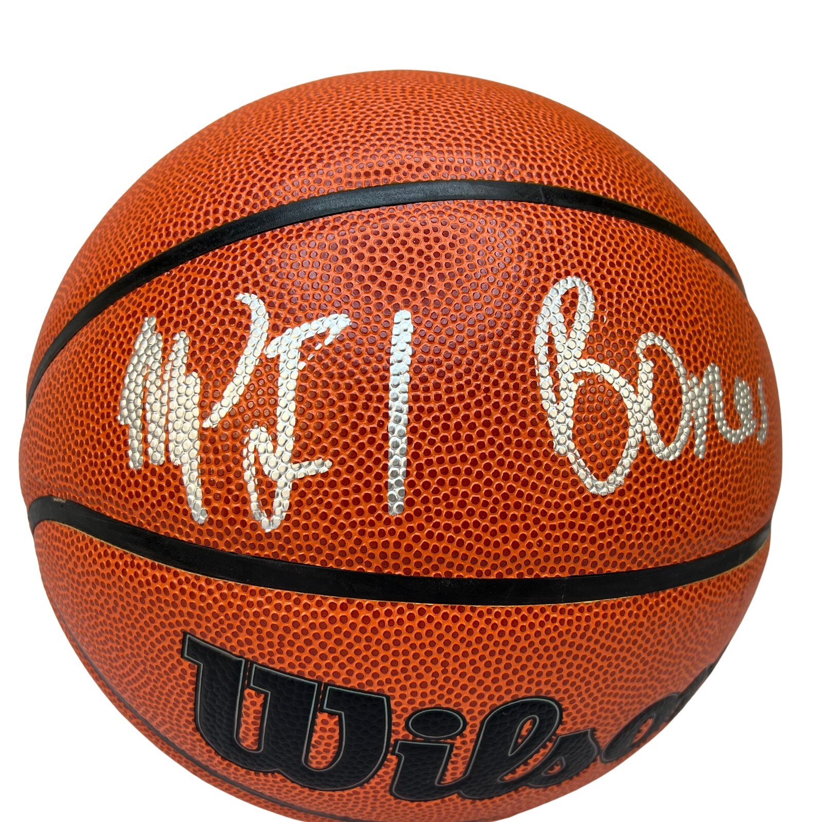 Bones Hyland and MPJ autographed dual signed basketball NBA Denver ...