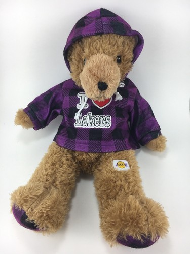 NBA 2010 Los Angeles I Love Lakers Teddy Bear 18" Collectible Stuffed ...
