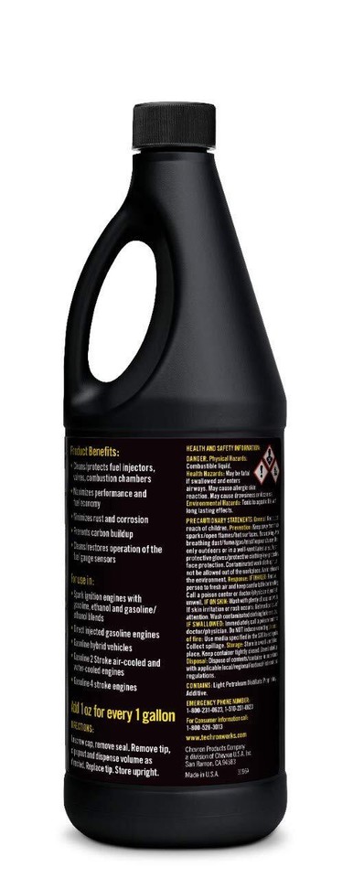 Chevron Techron Concentrate Plus Fuel System Cleaner 32 oz Pack of 6 | eBay