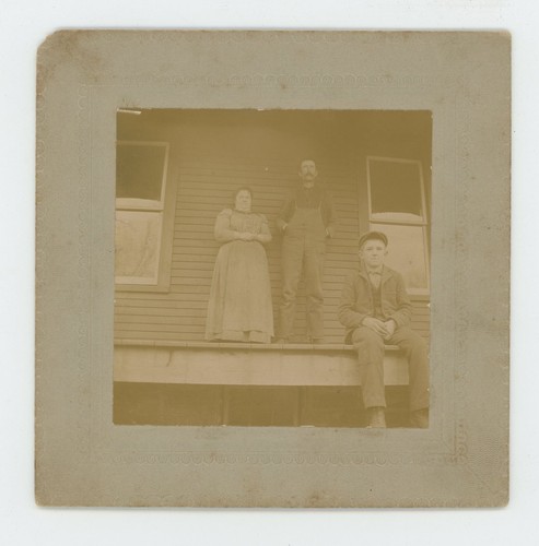 Vintage Antique Photo On Board ID'd Family Delong Ida Ed Ray Northern ...