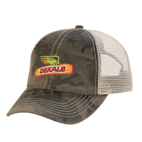 DEKALB SEED K-Products *BASIC CAMO & TAN MESH* CAP HAT *BRAND NEW* DS28 ...