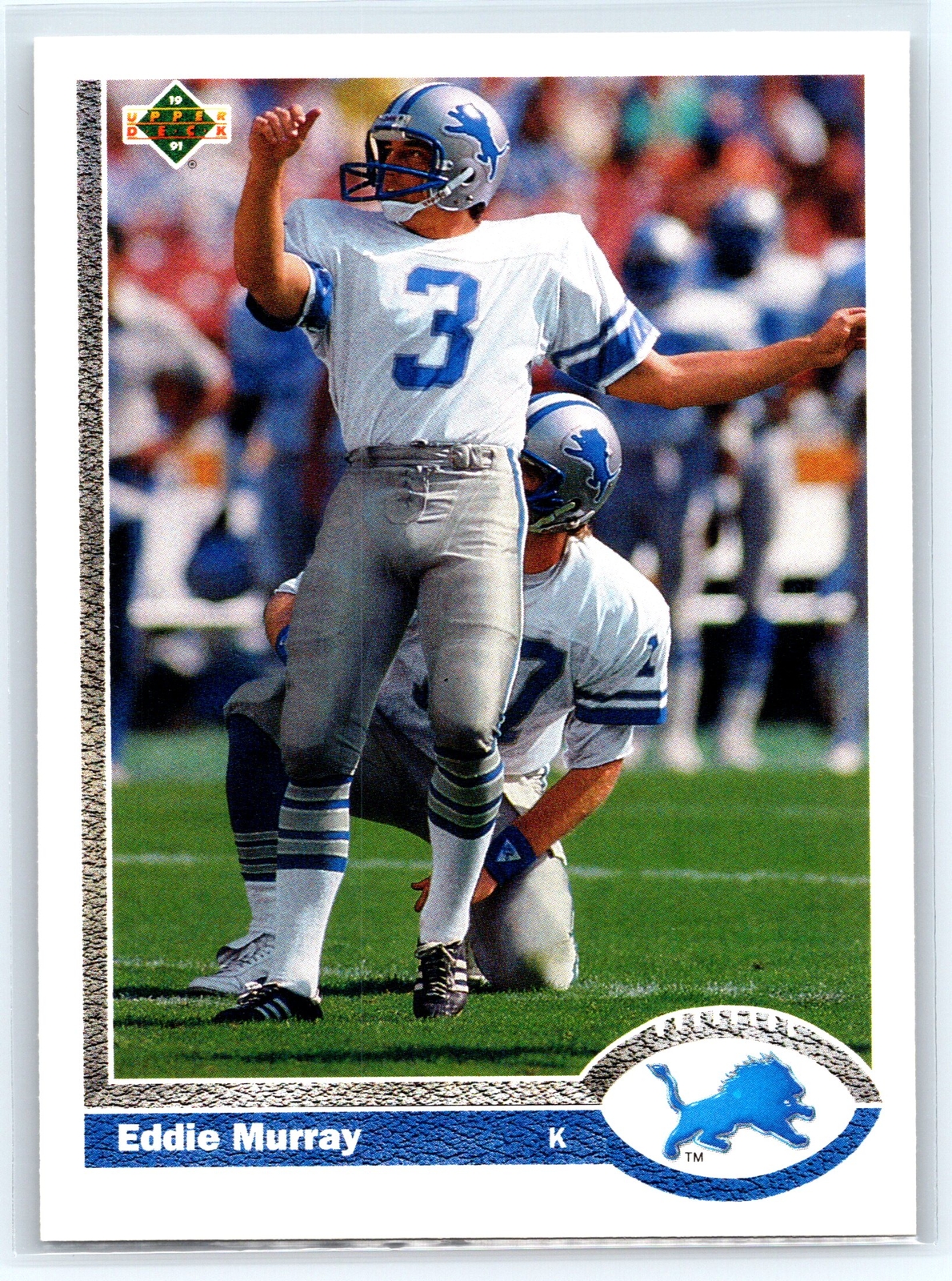 1991 Upper Deck #321 Eddie Murray Football Detroit Lions | eBay