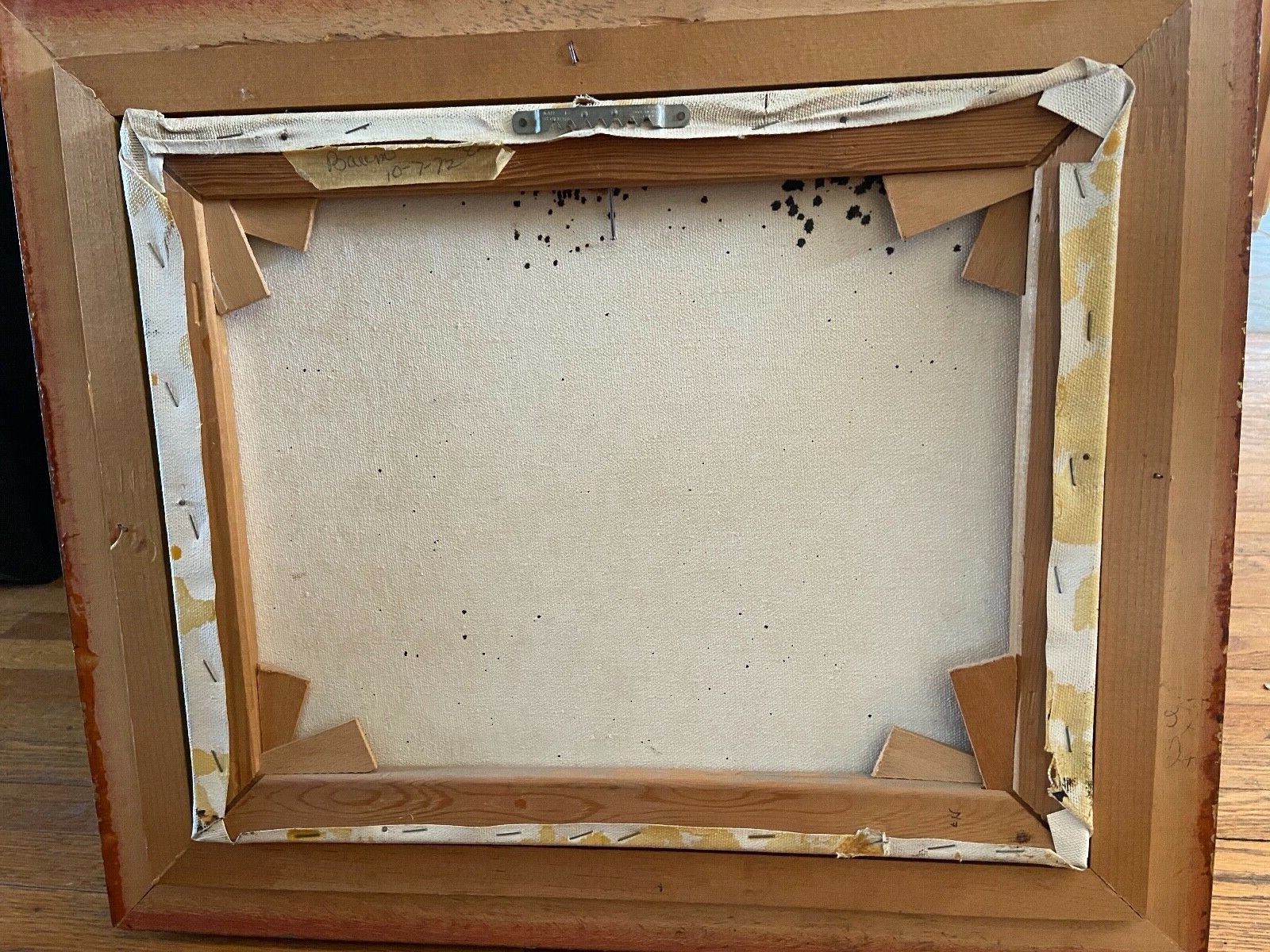 Vintage British Graham Hedges 1952 Oil Painting on Canvas 12' x 15 ...