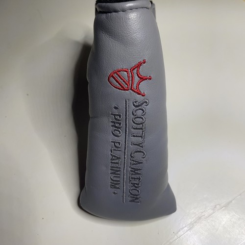 Scotty Cameron Pro Platinum Putter Headcover Titleist Gray Blade Head ...
