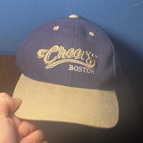 VINTAGE Cheers Boston Hat -Strapback Cap 90s TV Show Promo Bar Beer ...