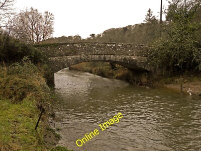 Photo 6x4 Mill Bridge on the river Yeo viewed from downstream Landcross ...