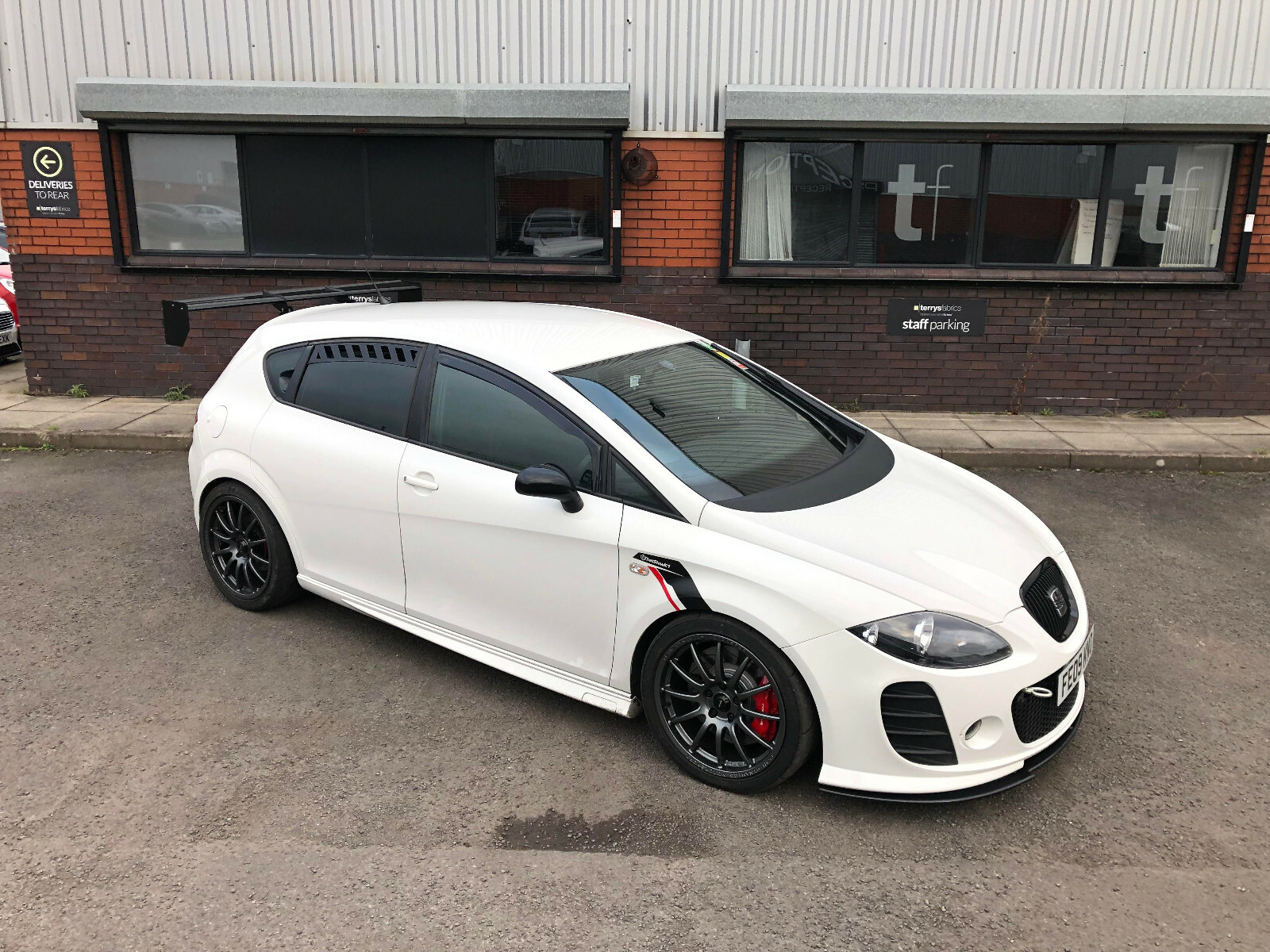 APR style Wing Fender Scuttle sideburns vinyl decal stickers car ...