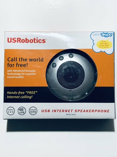 USRobotics USB Internet Speakerphone Model 9610 Hands Free New Open Box ...