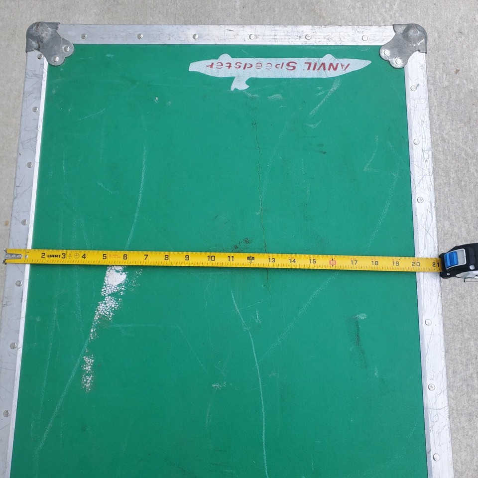 Large Anvil Speedster Wheeled Rolling Flight / Road Case 27"x21"x23" DJ ...