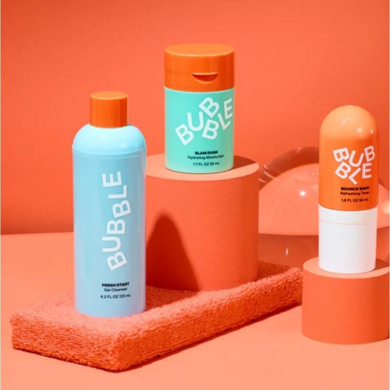 Bubble Skincare 3-Step Hydrating Routine Bundle, For Normal to Dry Skin ...