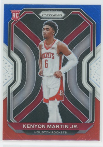 KENYON MARTIN JR 2020-21 PANINI PRIZM ROOKIE RED WHITE BLUE #265 RC QTY ...