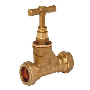 15MM BRASS STOPCOCK (STOP VALVE) BS1010 C X C | eBay