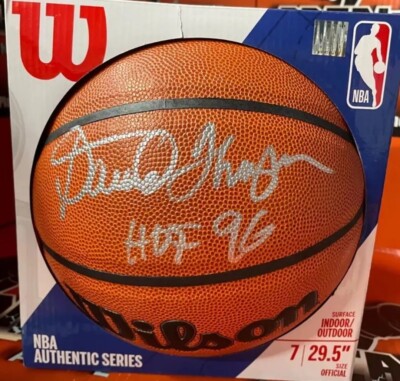 David Thompson Nuggets Autographed Basketball "HOF 96" Inscription ...