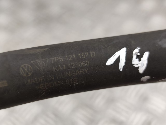 Volkswagen of America 7P6121157D Hoses and Pipes - Radiator Coolant ...