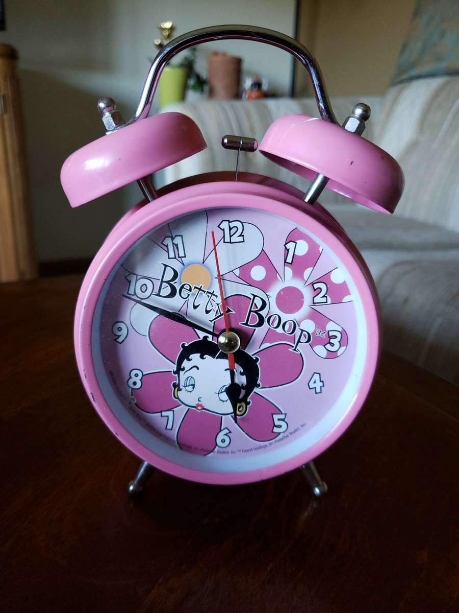 Good Morning Clock Pink Digital Alarm Clock Large LCD Display