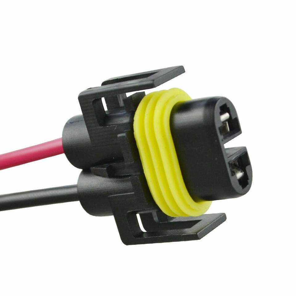 4PCS H11 H8 880 881 Headlight Fog Light Female Plug Pigtail Wire ...