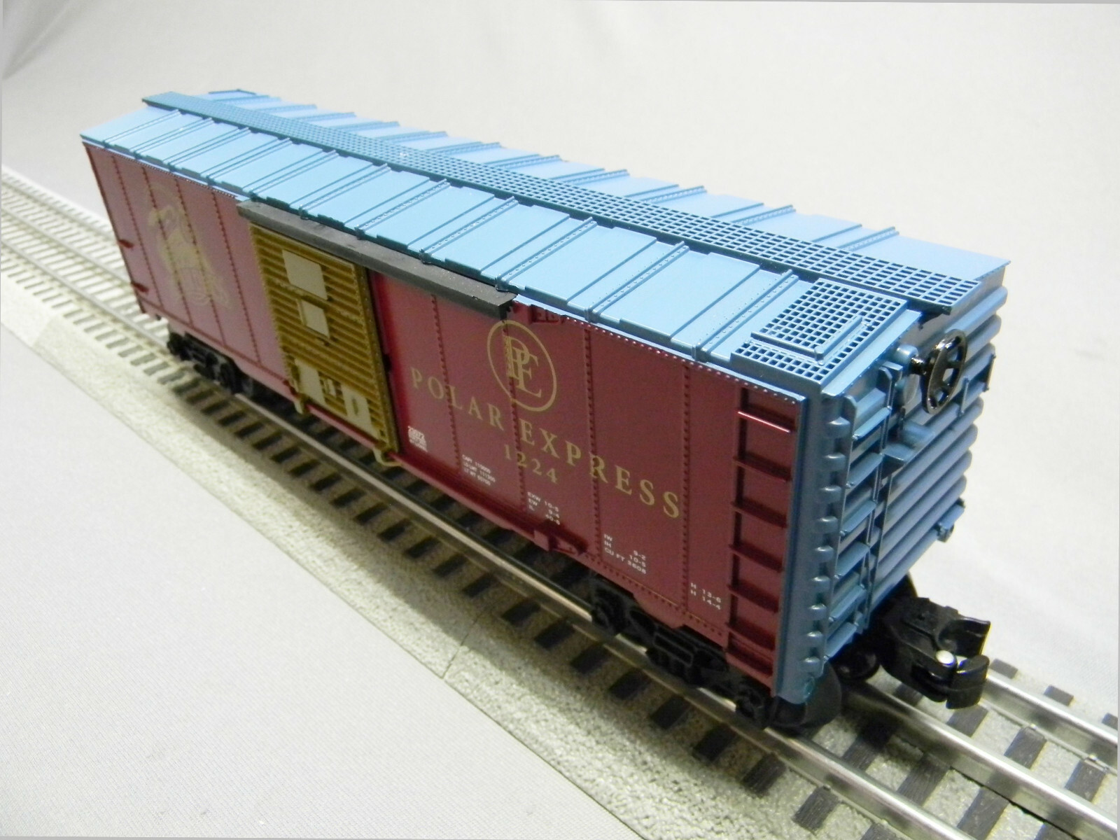 LIONEL THE POLAR EXPRESS BOXCAR #1224 O GAUGE freight train box 2123070 ...