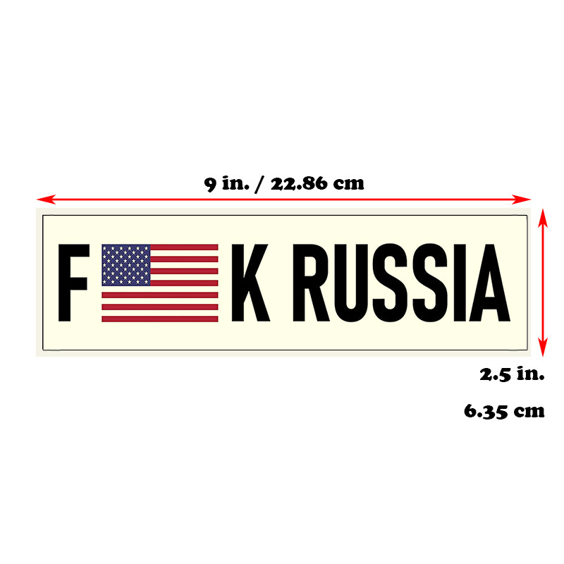 F*CK Russia MAGA Bumper Stickers Vinyl Decal Support Stand With Ukraine ...