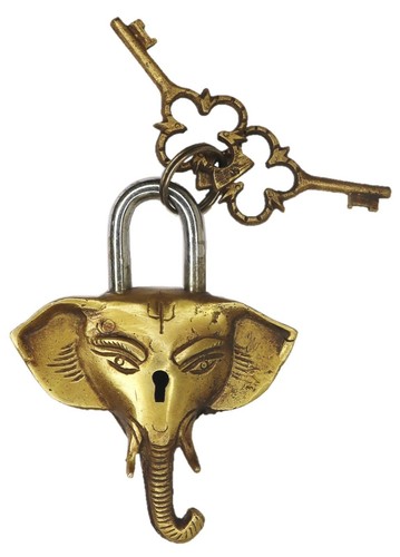 Elephant Shape Door Lock Antique Vintage Style Handcrafted Brass ...