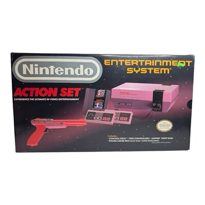 Regular Nintendo Entertainment System NES Action Set Console Complete ...