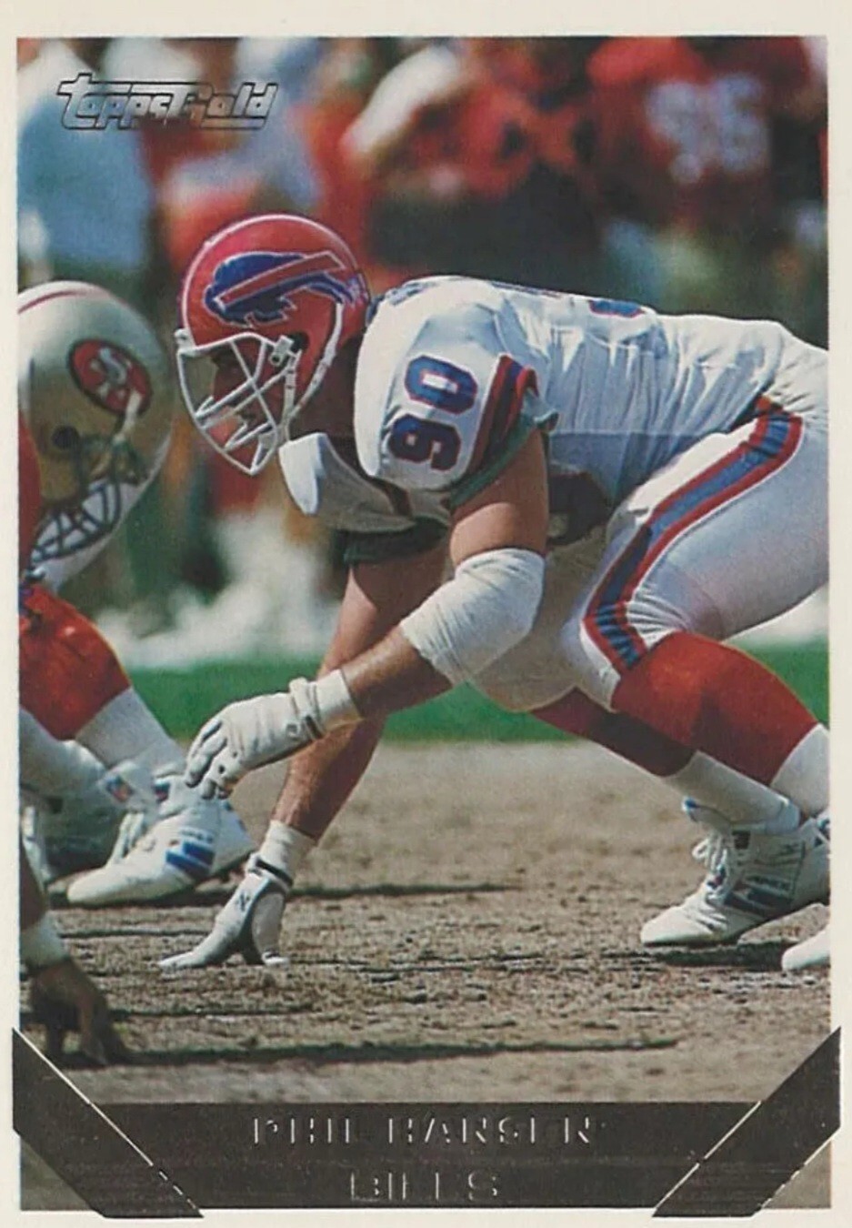 1993 Topps Gold Football Card Phil Hansen #332 Buffalo Bills | eBay