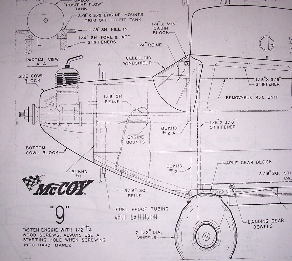 Live Wire REBEL PLAN + Parts Patterns to Build a 48" deBolt RC Model ...